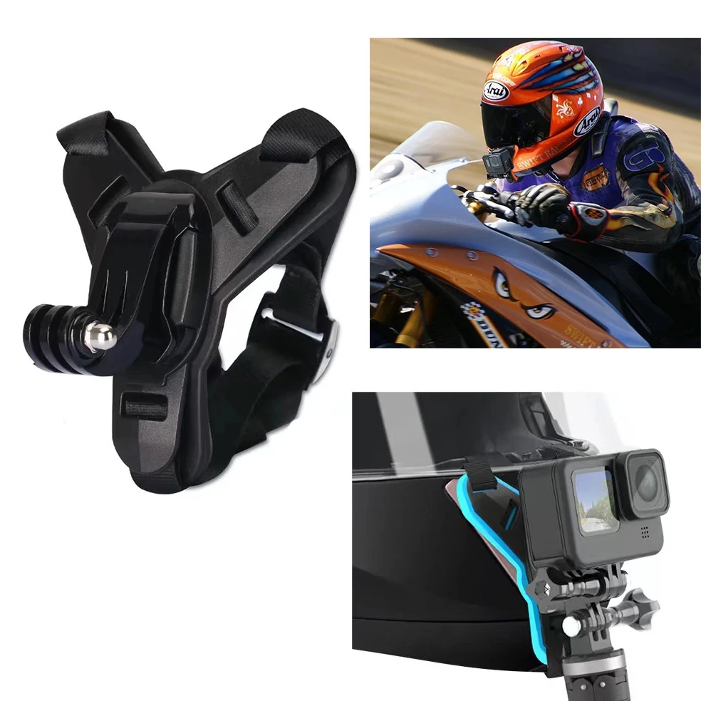 Action Camera Motorcycle Helmet Chin Mount - Sports & Action Video ...