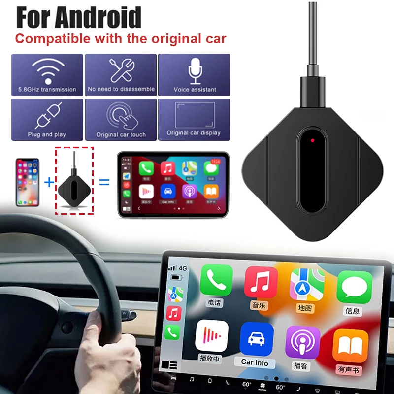 Wired-To-Wireless-CarPlay-Adapter-Car-Multimedia-Player-for-Android ...