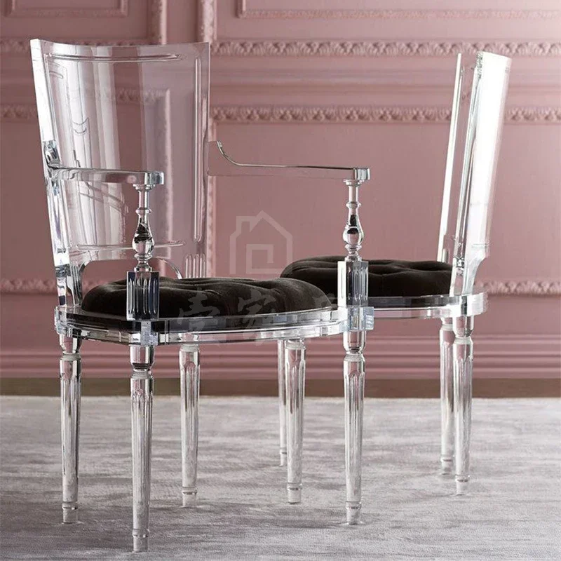 Net-red-makeup-stool-transparent-acrylic-chair-designer-Scandinavian ...