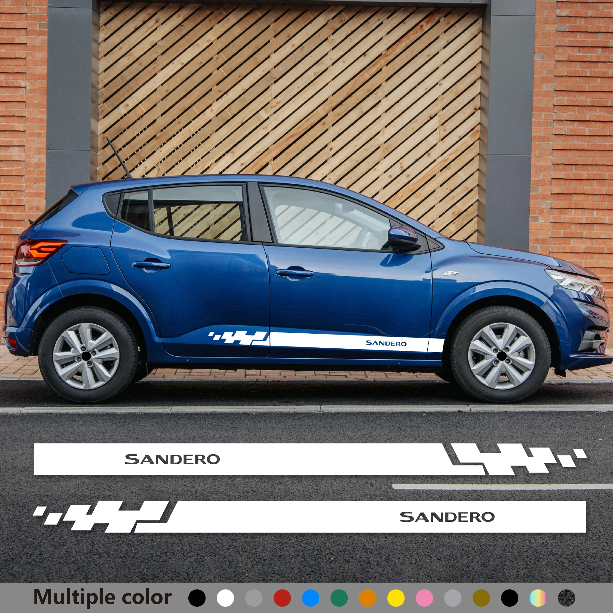 2pcs-Car-Side-Stickers-Apply-For-Dacia-Sandero-Stepway-Xplore-Techroad ...