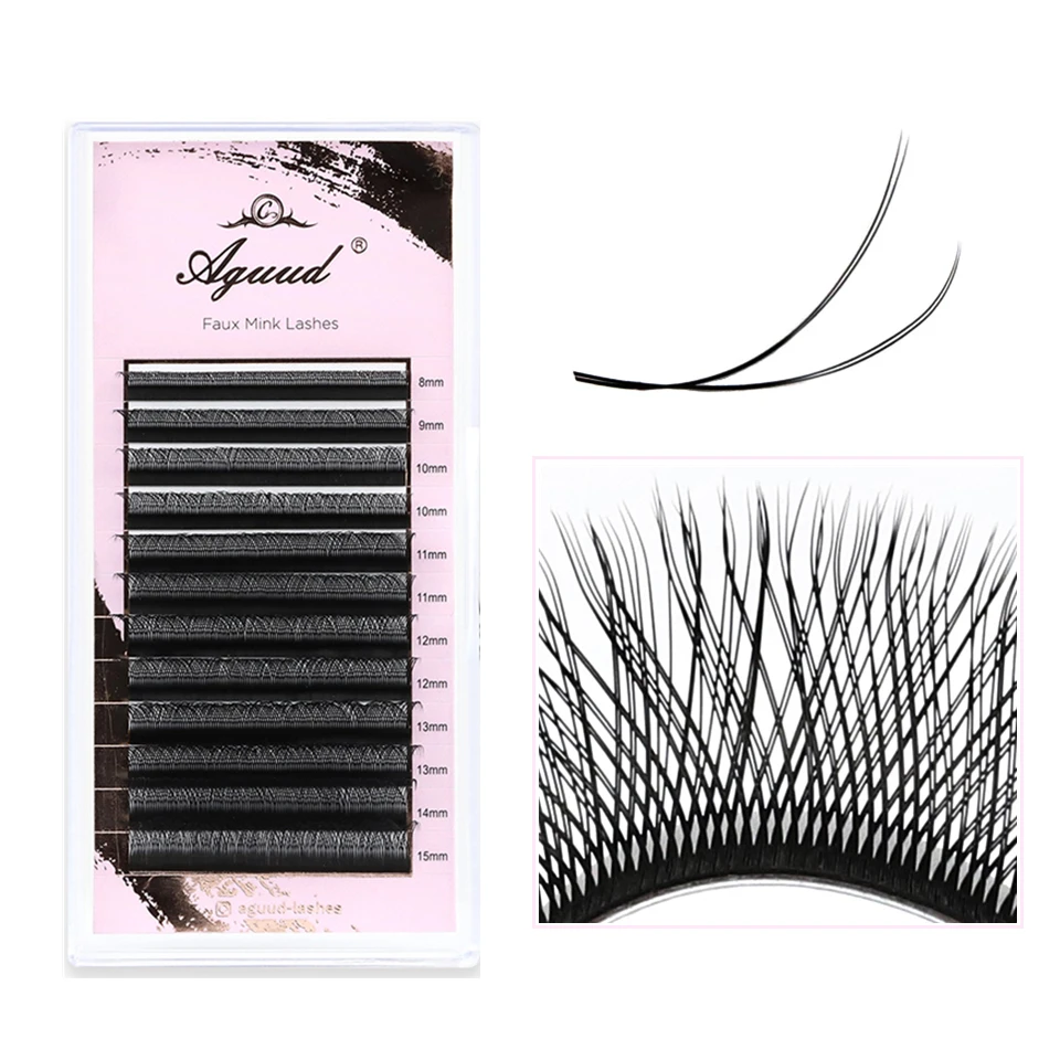 Aguud Yy Volume Lashes Y Shape Eyelash Extensions Y Style Hand Woven ...