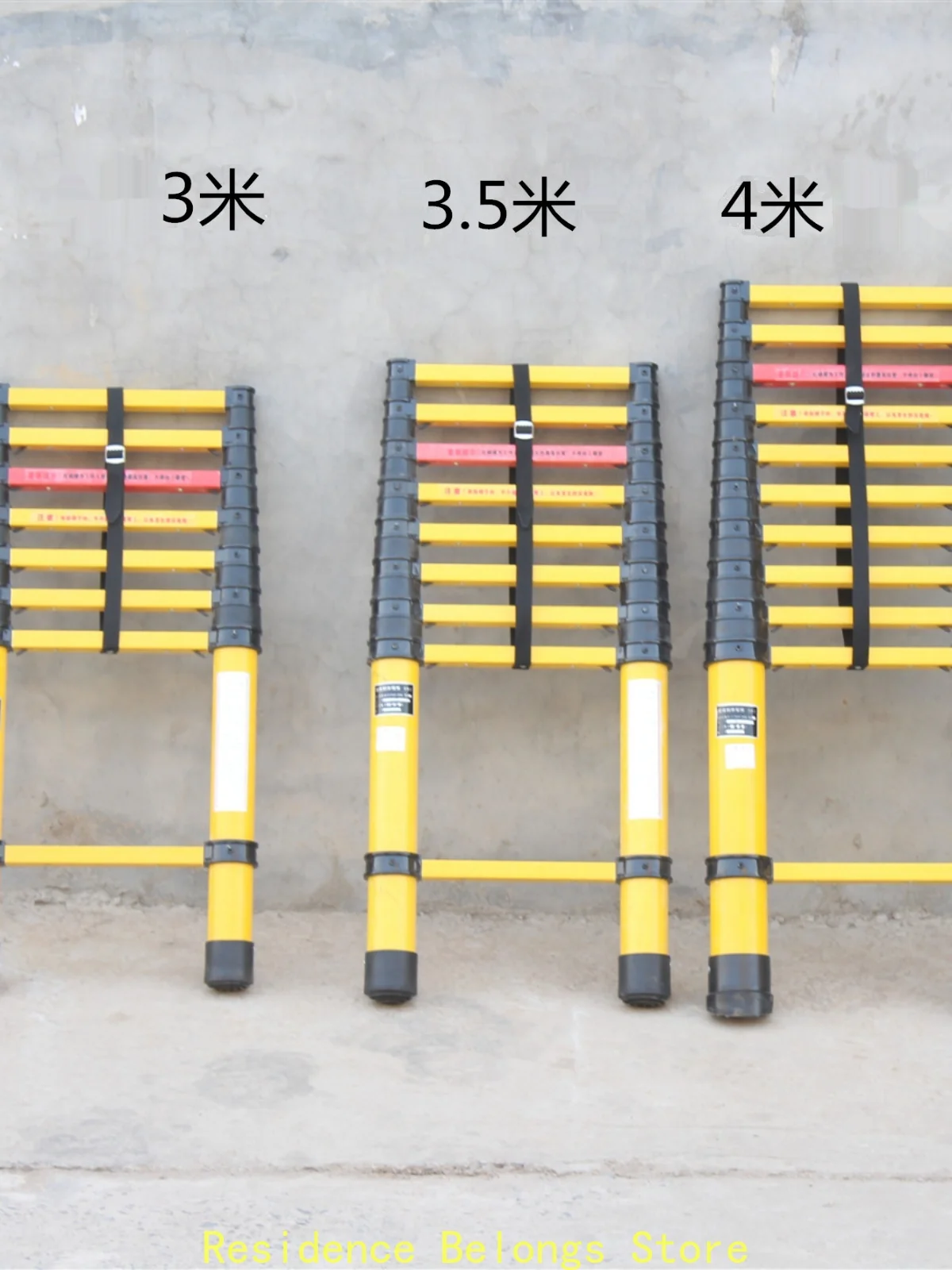 Insulated-Telescopic-Ladder-Fishing-Rod-Ladder-Electrician-Construction ...