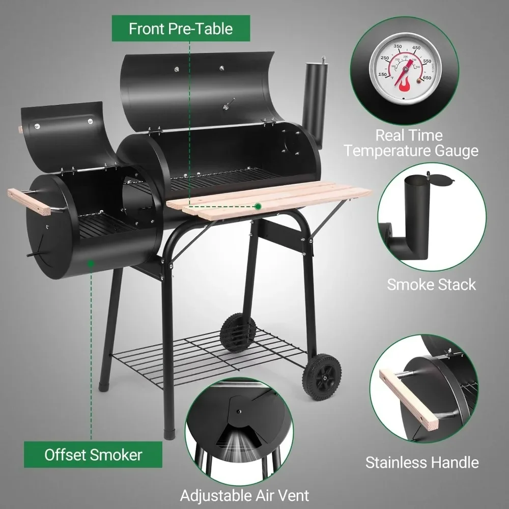Charcoal Grill and Offset Smoker – EZ Cooking Solutions