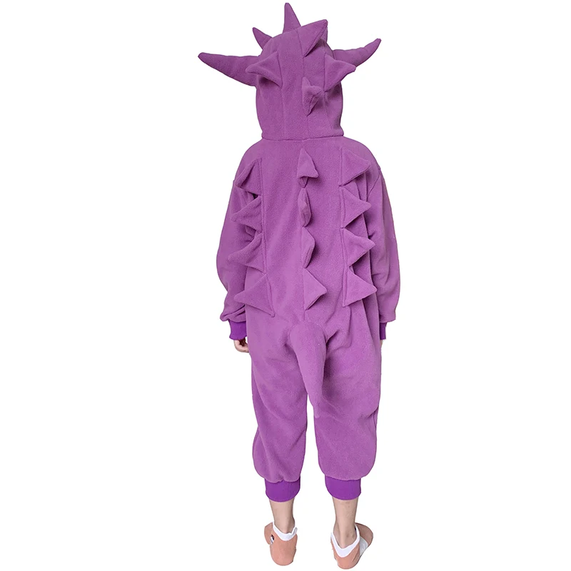 Gengar Onesie Kigurumi For Kids Pokemon Cosplay Costume Pajama ...