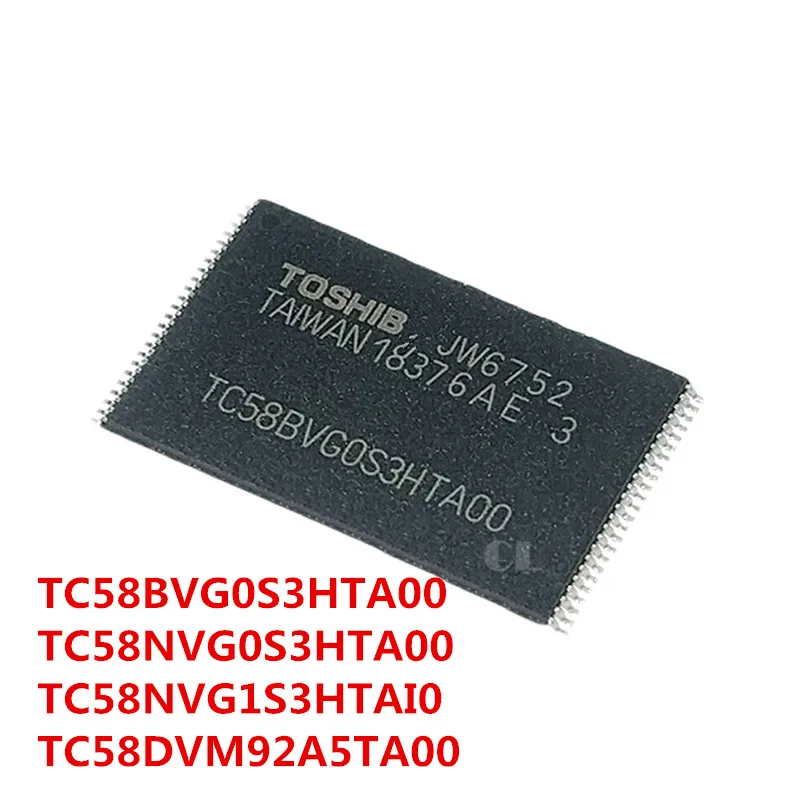 1pcs-TC58BVG0S3HTA00-TC58NVG0S3HTA00-TC58NVG1S3HTAI0-TC58DVM92A5TA00 ...