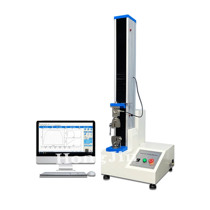 Hong Jin 5kn 10kn Single-Column Computerized Tensile Testing Machine ...