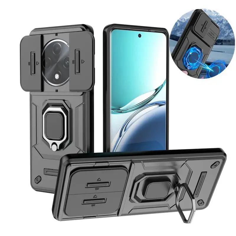 For-OPPO-A3-Pro-5G-Case-Armor-Shockproof-Slide-Camera-Protect-Case-For ...