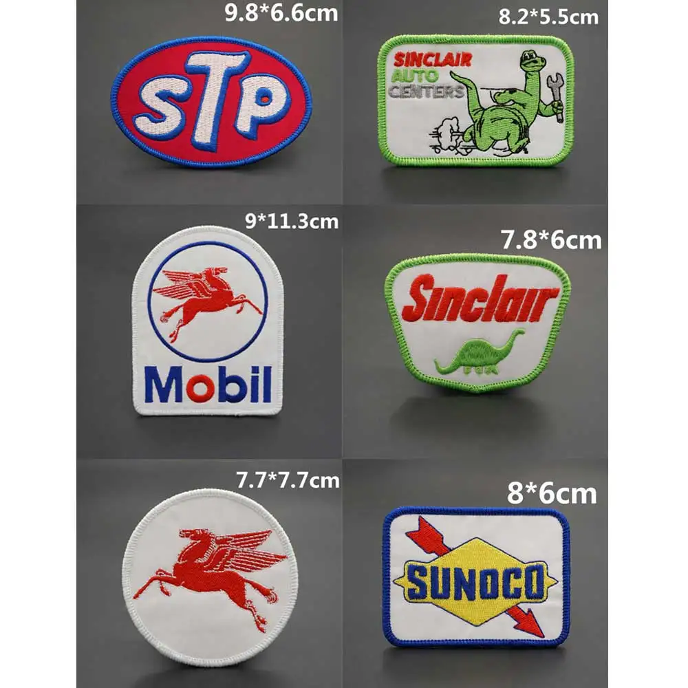 Oli Company Logo Embroidery Punk Patches Vintage Badge Merrow Border ...