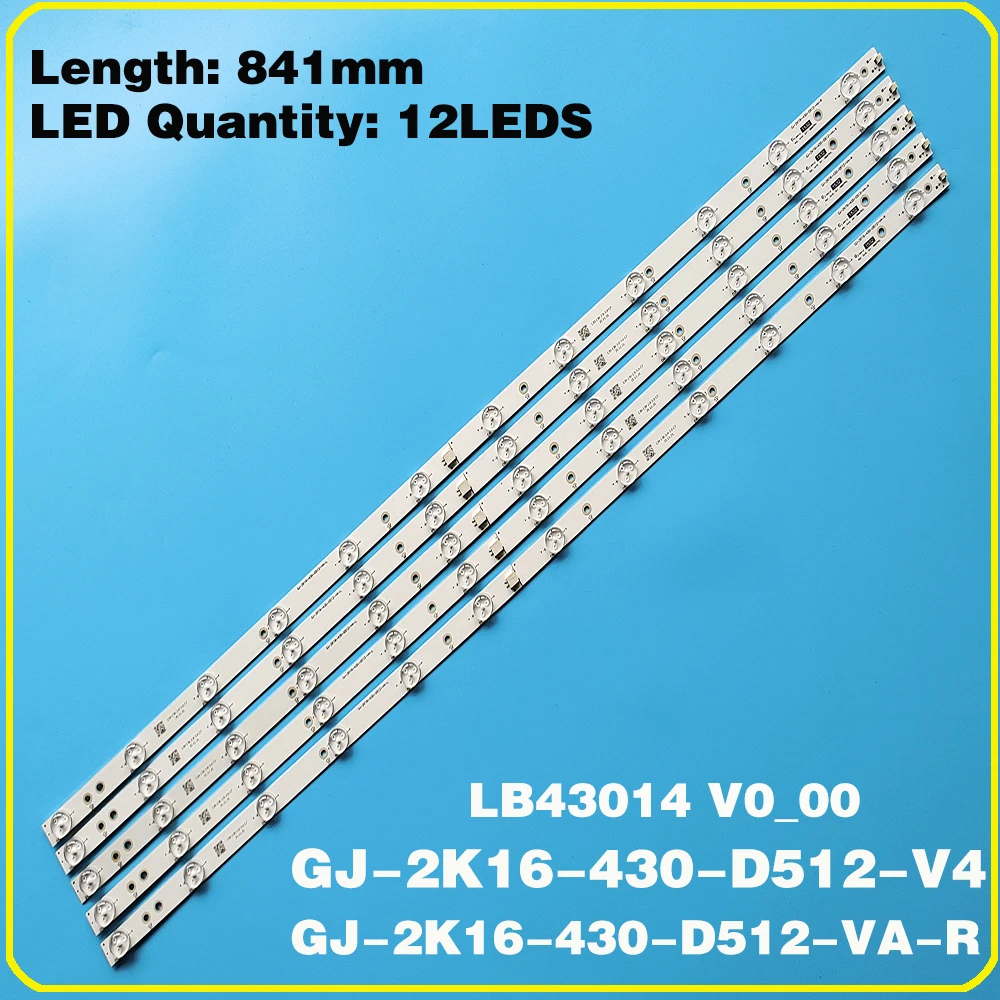 LED-Backlight-12-Lamp-strip-For-Philips-43-TV-LB43014-V0-00-TPT430U3 ...