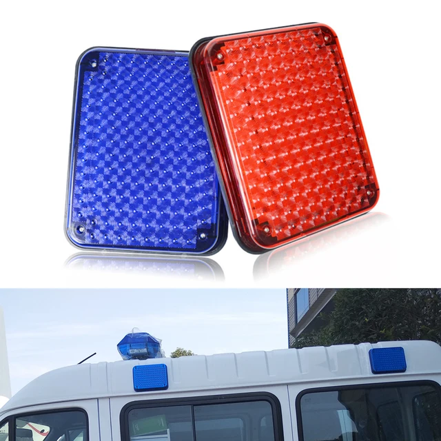Red Emergency Vehicle Lights