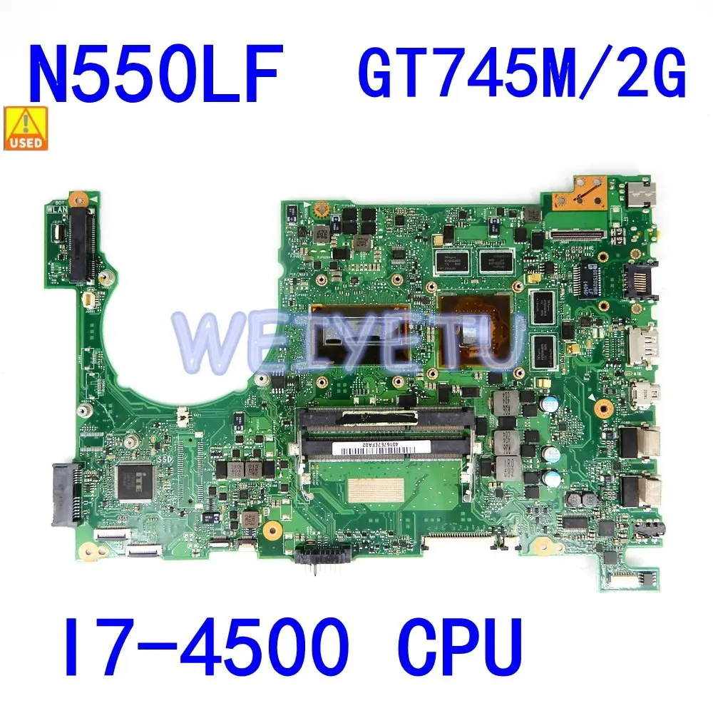 Used N550LF I7 4500CPU GT745M/2G For ASUS Q550L Q550 N550L Laptop ...