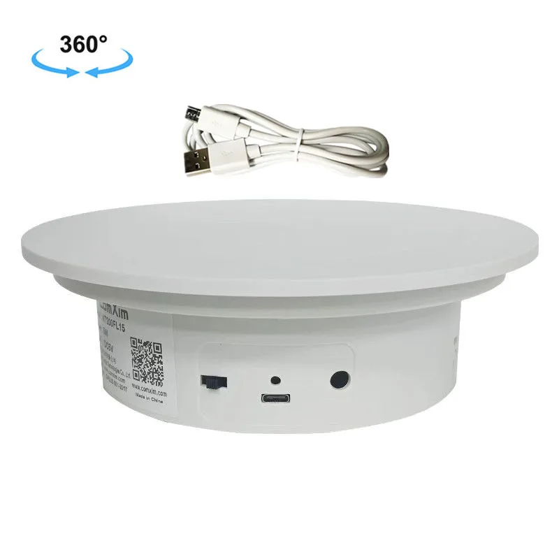 Rotating-Display-Stand-USB-Electric-360-Degree-Photography-Turntable ...