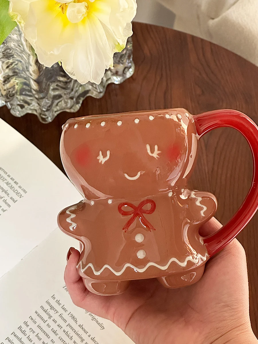 Cartoon-Cute-Christmas-Gingerbread-man-Ceramic-Coffee-Cup-Mug-Couple ...