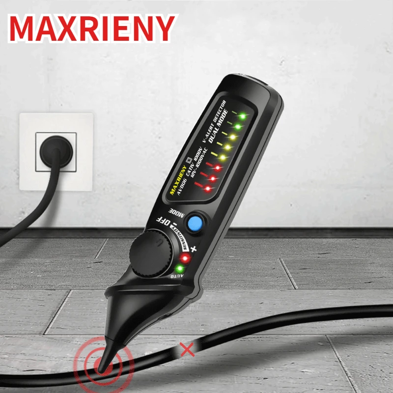 MAXRIENY-Non-Contact-Voltage-Detector-Tester-Continuity-Test-Meter ...