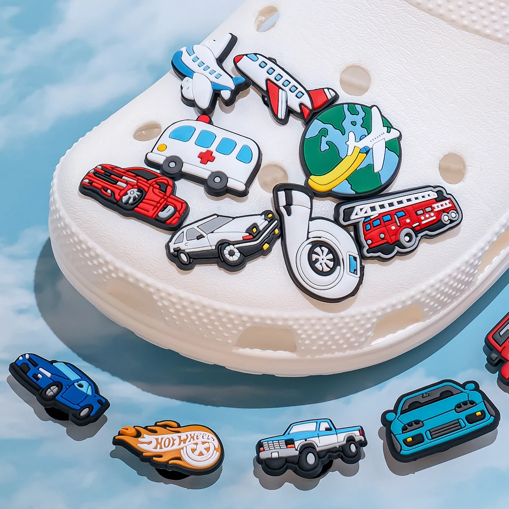 1PCS-Supercar-PVC-Shoe-Charms-Gibits-Accessories-Aircrafts-Sports-Car ...