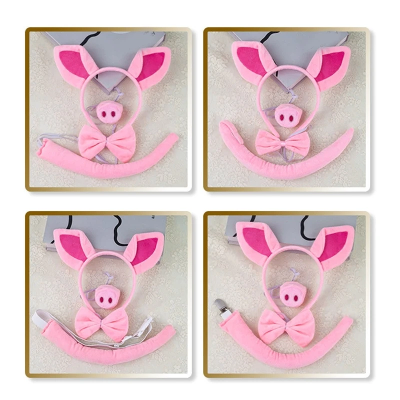 Piggy-Costume-Set-Includes-Piggy-Tail-Headband-Nose-Bowtie-Glove-Skirt ...