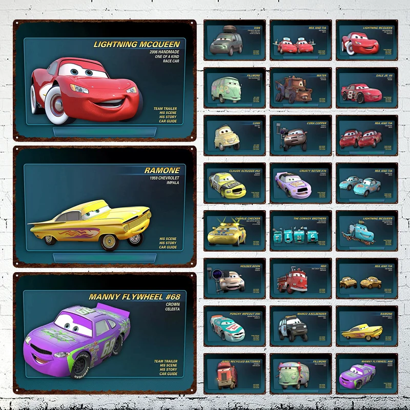 Cars Movie Characters Names