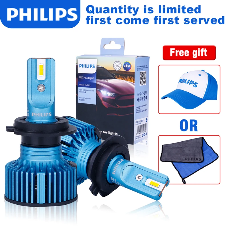 Philips-LED-H4-H7-H1-H11-HB3-HB4-HIR2-Ultinon-Pro3011-Car-LED-Head ...