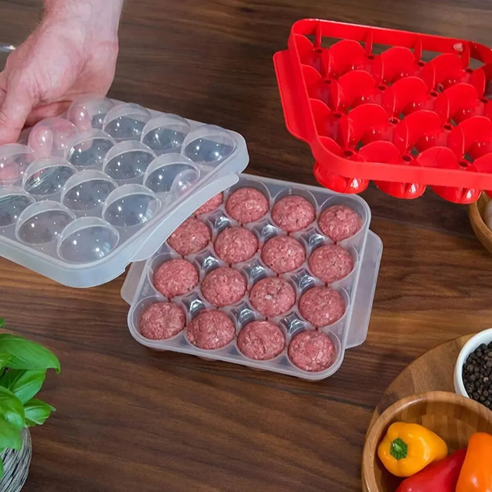 NEW-Kitchen-Plastic-Meatball-Mold-Making-Fish-Melon-Ball-Self-Stuffing-Food-Cooking-Machine-High ...