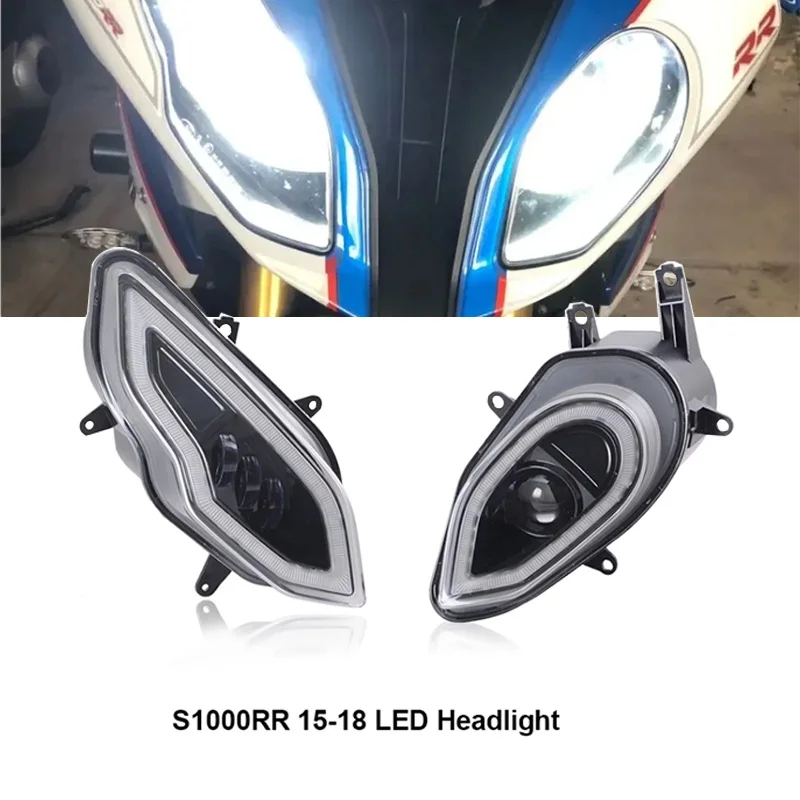 NEW 2PCS LED Angel Halo Headlight Assembly for B-MW S1000RR 2015-2018 ...