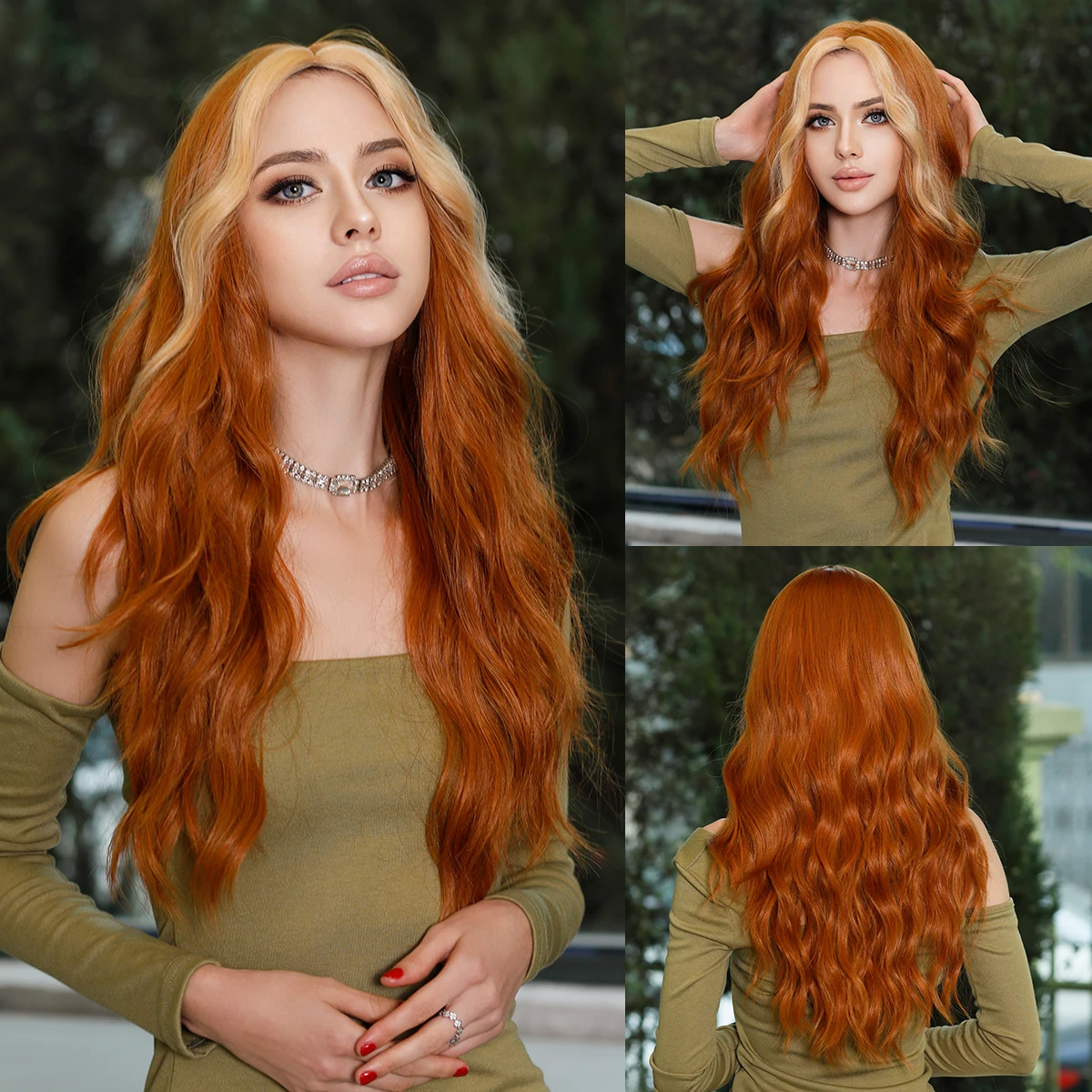 NAMM-Long-Wavy-Ombre-Blonde-Wigs-for-Women-Cosplay-Daily-Party ...