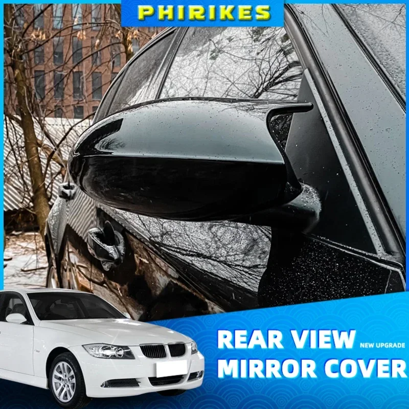Replacement-Rearview-Side-Mirror-Covers-Cap-For-BMW-E90-E91-E92-E93-E81 ...