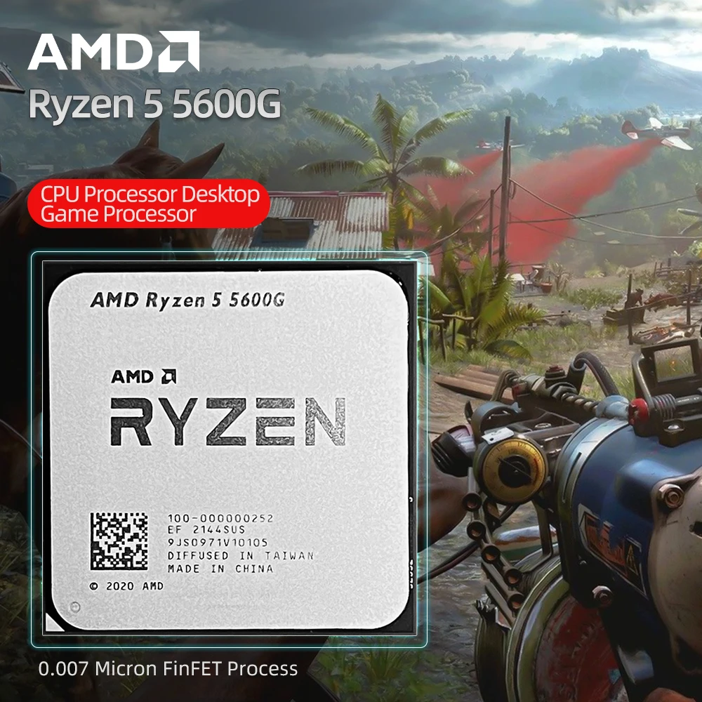 AMD-New-Ryzen-5-5600G-R5-5600G-CPU-Gaming-Processor-Socket-AM4-3-9GHz ...