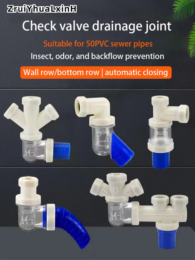 Wall-Row-Side-Row-Washing-Machine-Dryer-Floor-Drain-Joint-50PVC ...