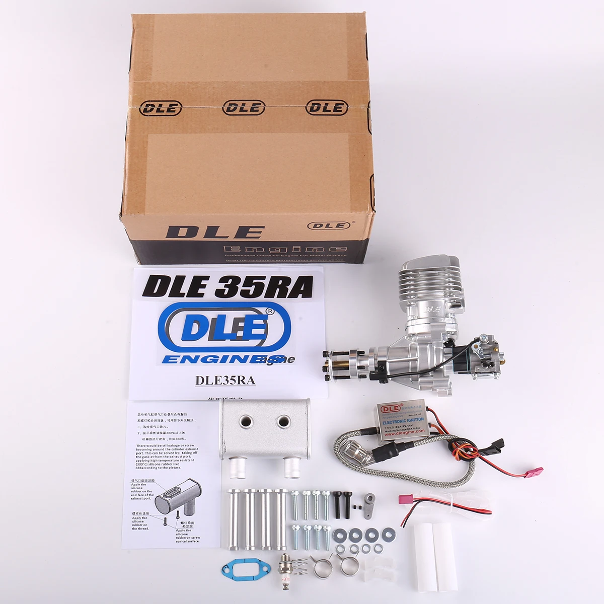 DLE35RA 35cc DLE GAS Engine For RC Airplane Fixed Wing Model Single ...