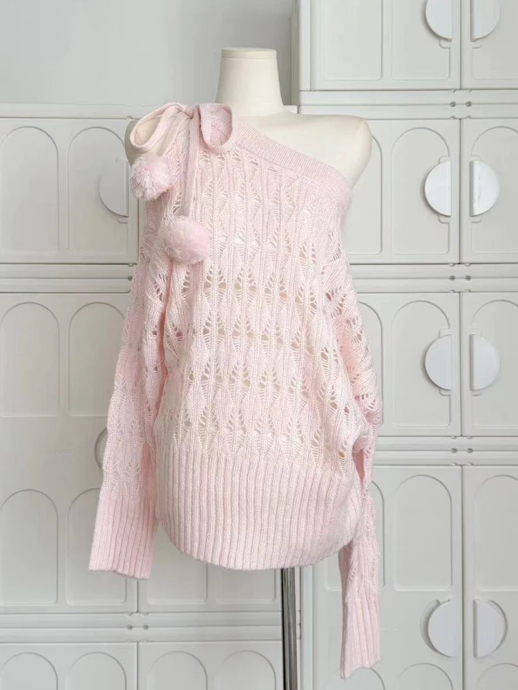 Autumn Winter Woman Korean Fashion Cute Core Sweet 2000s Sweater ...