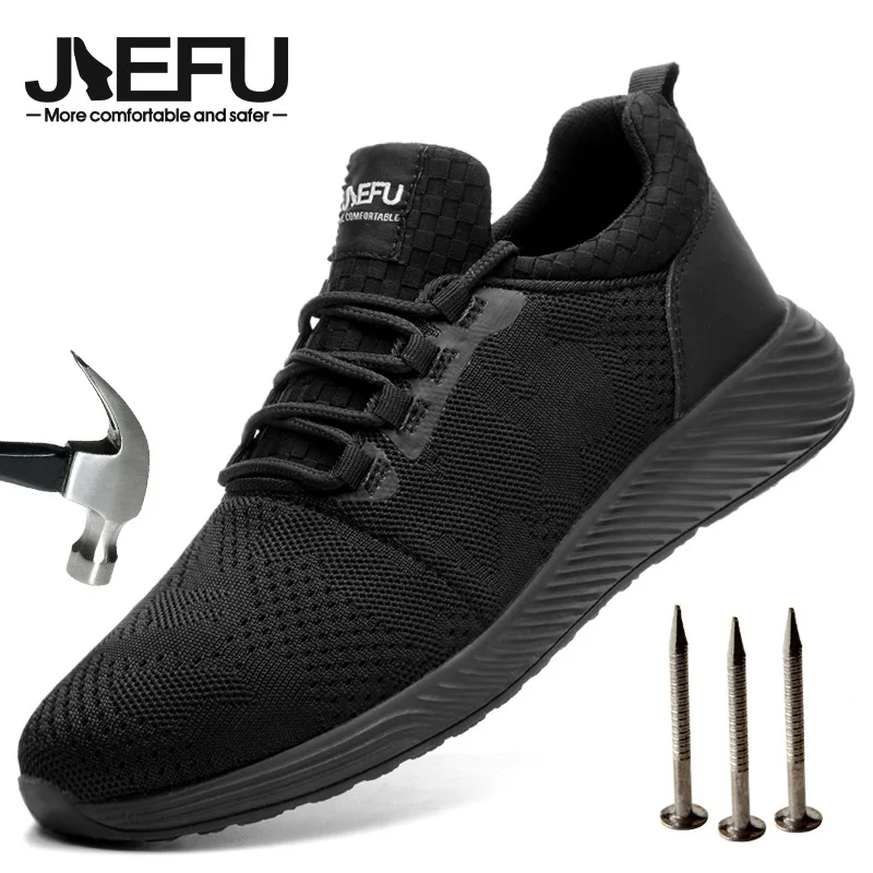 New-JIEFU-Lightweight-Safety-Shoes-for-Men-Women-Steel-Toe-Work ...