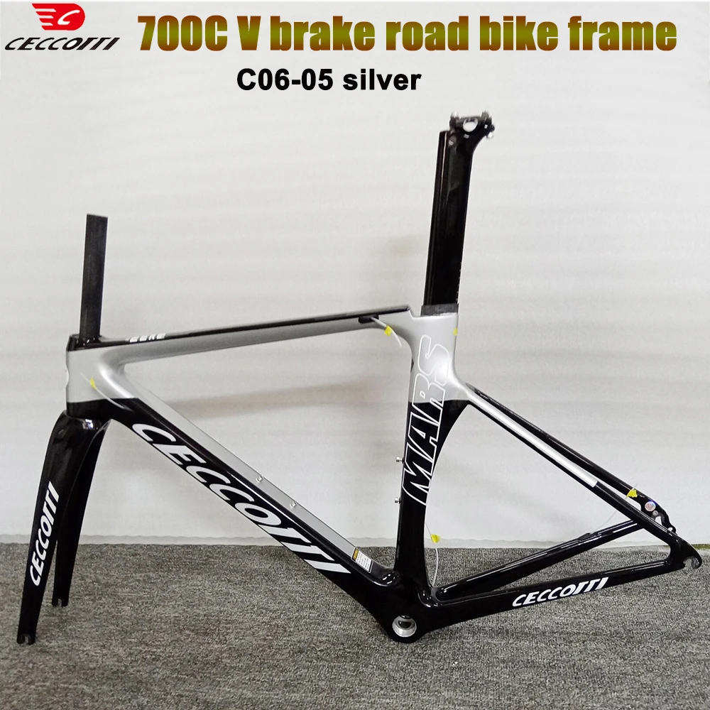 CECCOTTI Factory RF06 model 700C V Brake Road Bike Frame T1000 Full ...