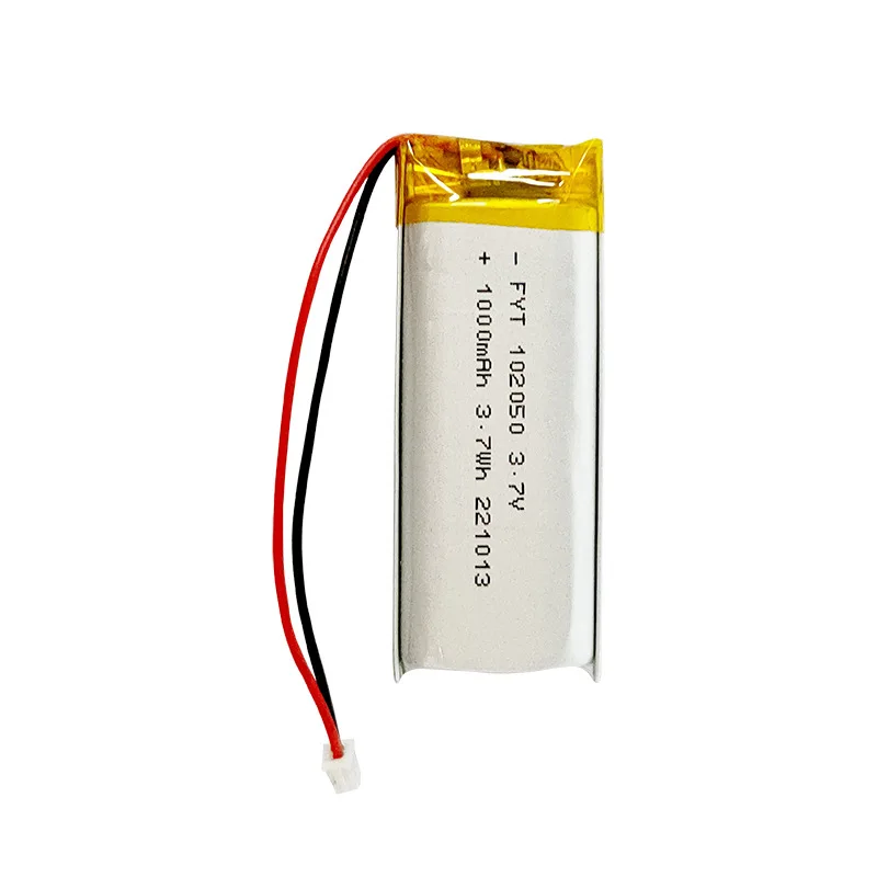 102050 3.7V 1000mAh Lipo Cells Lithium Polymer Rechargeable Battery for ...