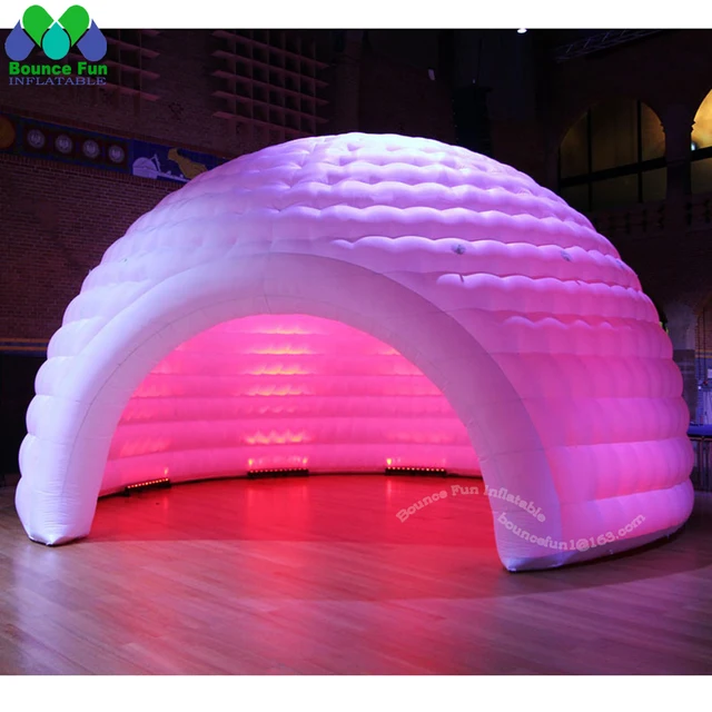 Original Special Giant LED Inflatable Dome Tent With Big Opennings Blow ...