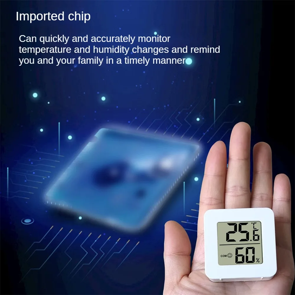 Mini Indoor Thermometer LCD Digital Temperature Room Hygrometer Gauge ...