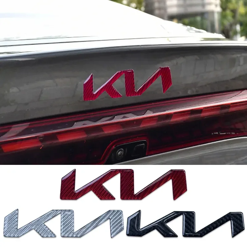 17CM-Carbon-Fiber-Car-Front-Hood-Rear-Trunk-Emblem-Badge-Sticker-for ...