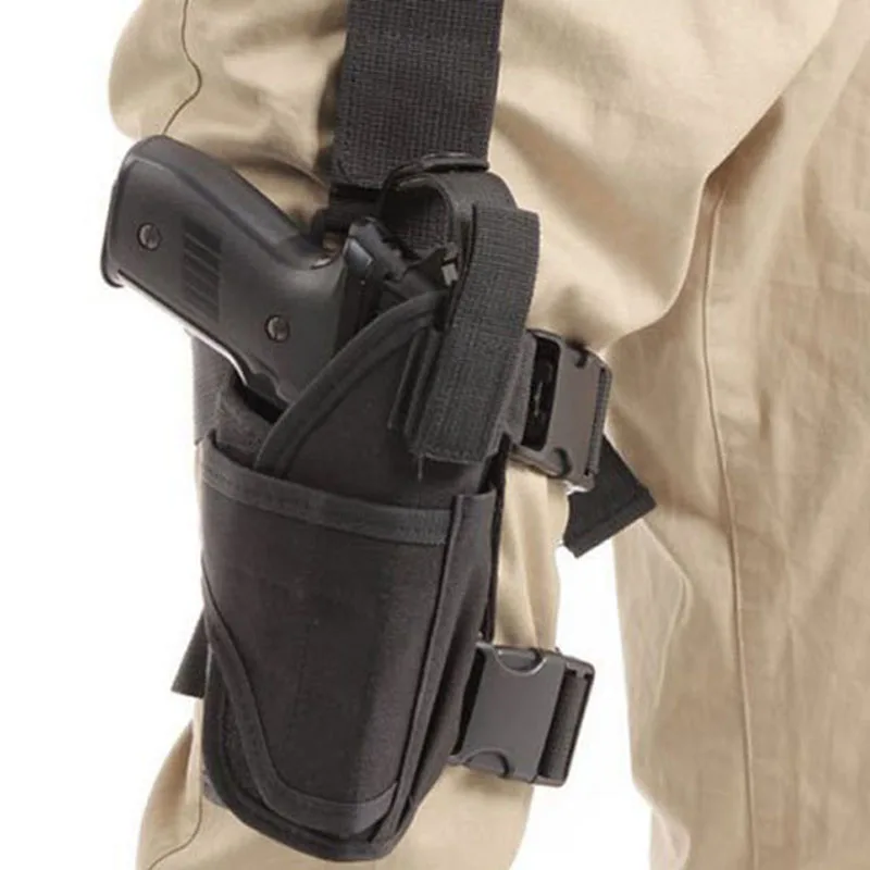 Universal pistola coldre perna gota mão direita arma saco para glock 17 ...
