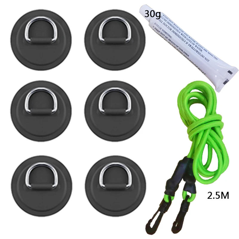 Sup-Board-Surfboard-Dinghy-Boat-PVC-Patch-With-Stainless-Steel-D-Ring ...