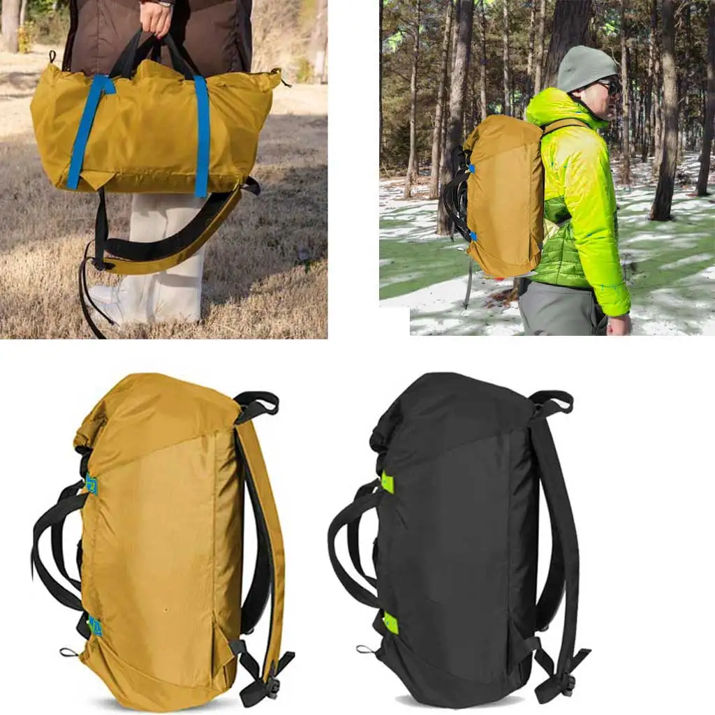 25L Kletterseil-Rucksack mit Seil, Plane, Decke, Tragetasche, Outdoor ...