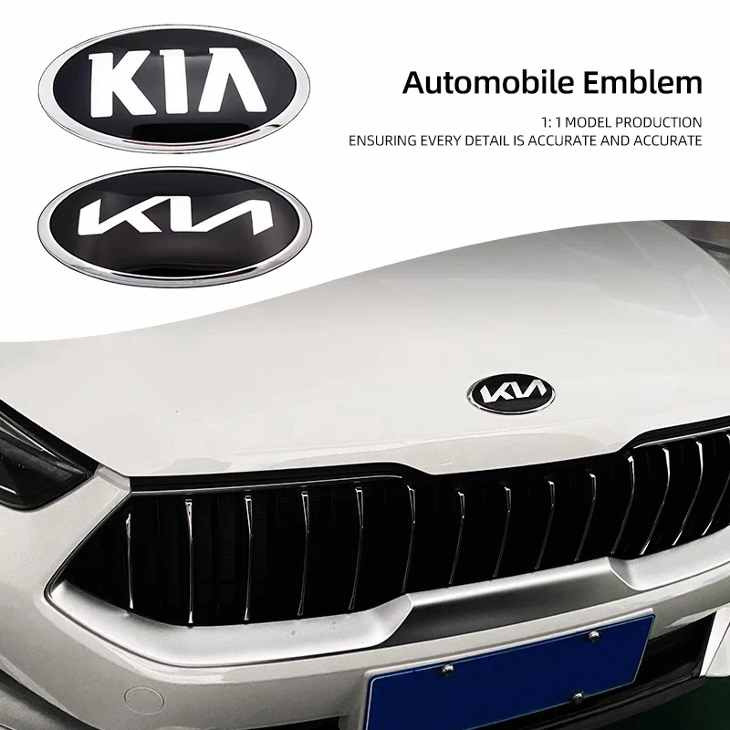 Car-Front-Gril-Front-Rear-Trunk-Emblem-Covers-Badge-Sticker-For-KIA-EV6 ...