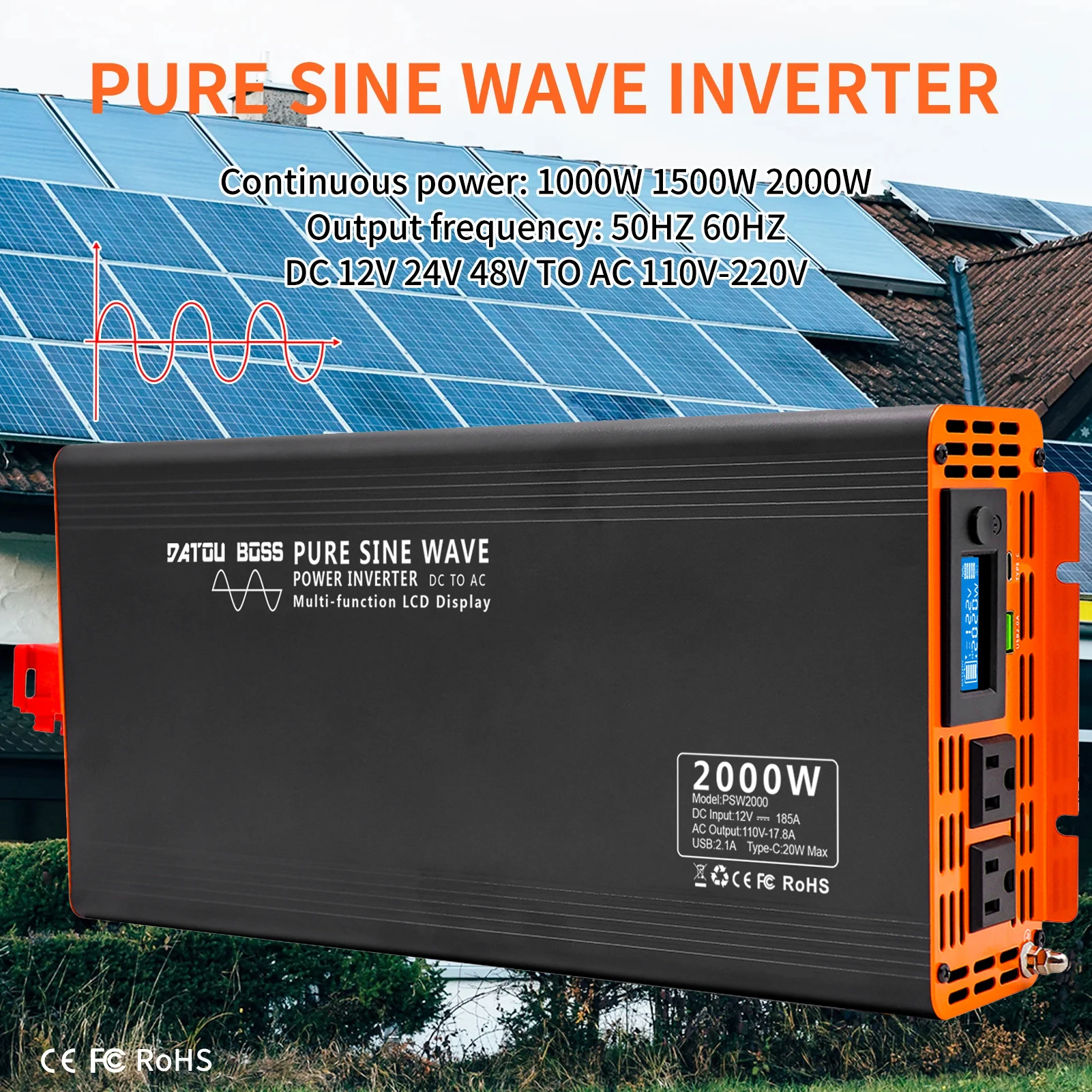 DATOUBOSS-Pure-Sine-Wave-Inverter-4000W-DC-12V-24V-36V-48V-60V-72V-to ...