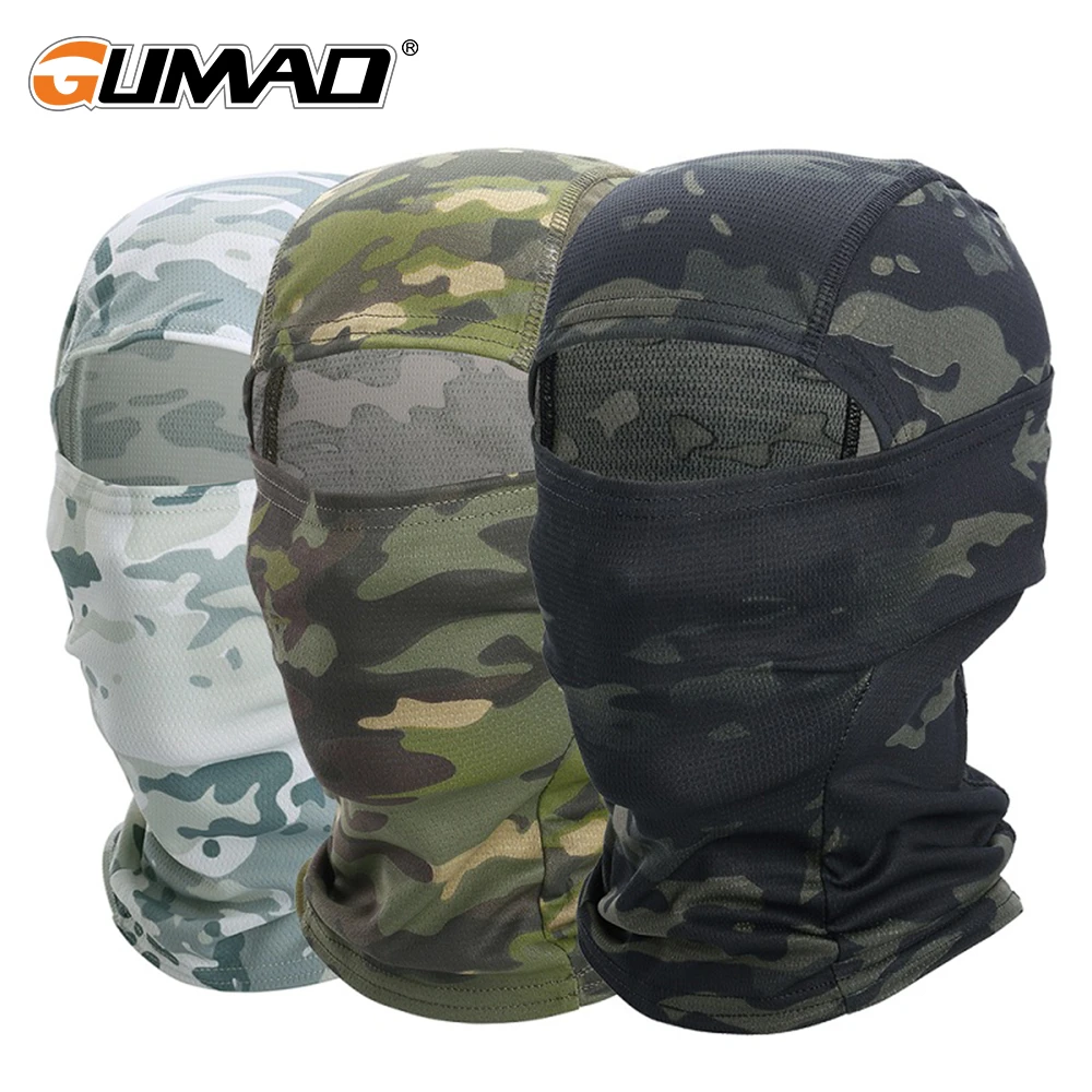 Multicam Camouflage Balaclava Full Face Scarf Mask Hiking Cycling ...