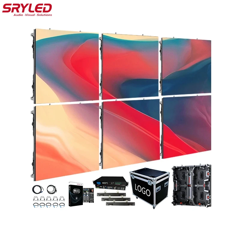 SRYLED-Rental-LED-Video-Wall-Complete-System-Commercial-P2-9-P2-6-P3-9 ...