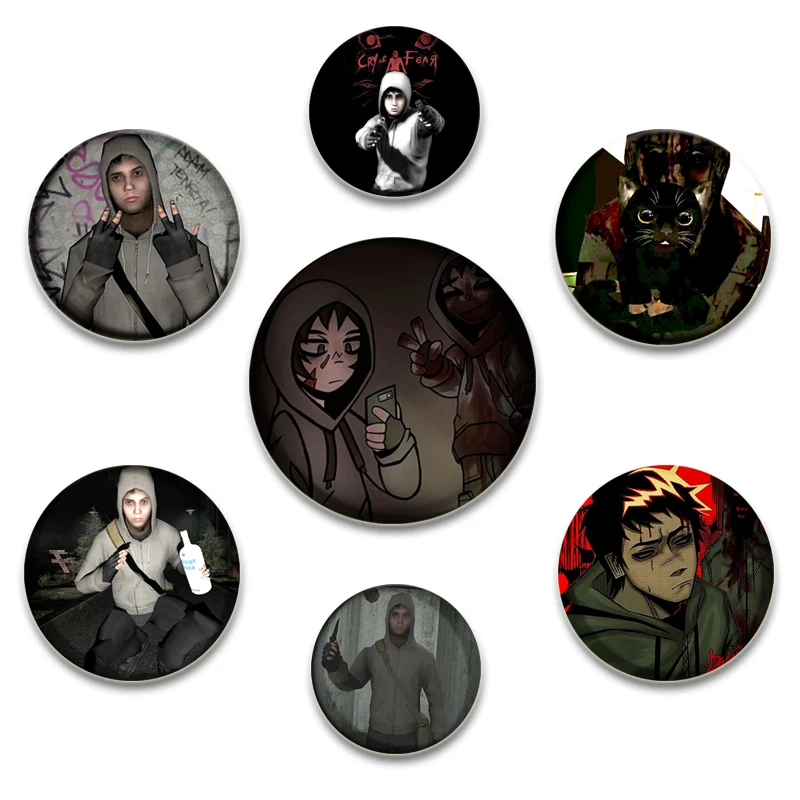 32/44/58mm Hot Game Cry of Fear Button Pins Simon Henriksson Creative ...