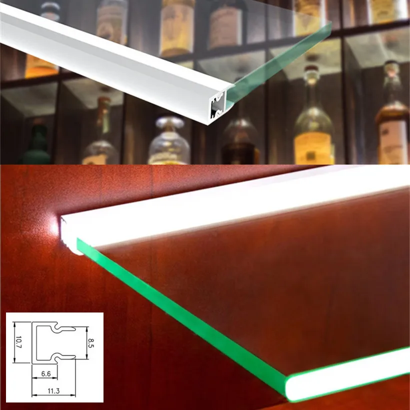 0-5M-0-8M-1M-PCS-Aluminum-LED-Profile-for-Glass-Panel-DC12V-Wardrobe ...