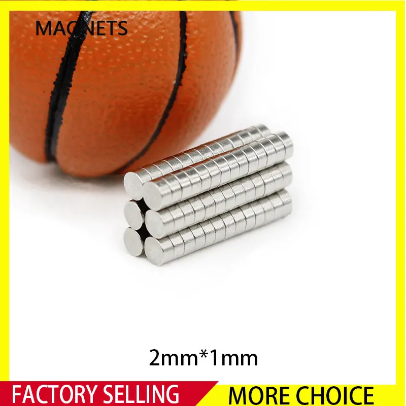100~3000PCS 2x1mm Mini Circular Magnets 2mm x 1mm N35 Neodymium Magnet ...