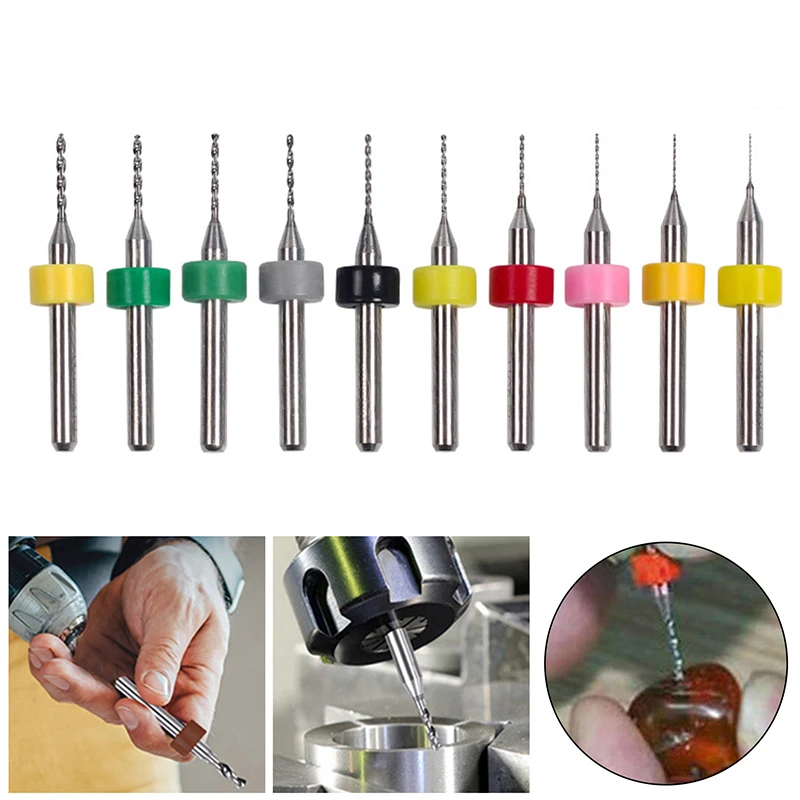 10x-PCB-Drill-Bit-Set-Micro-Drilling-For-Printed-Circuit-Board-Carbide ...