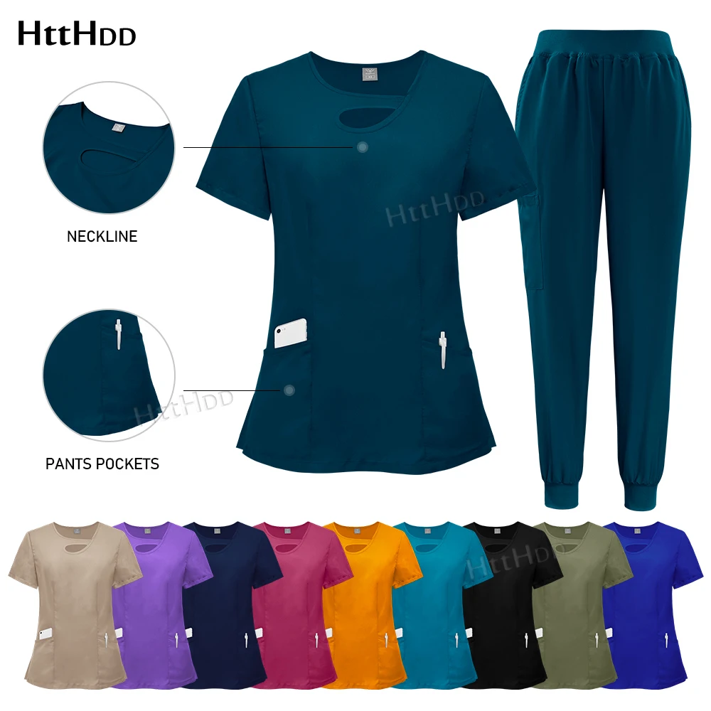 Wholesale-Nursing-Scrubs-Uniforms-Sets-Fit-Jogger-Hospital-Uniforms ...