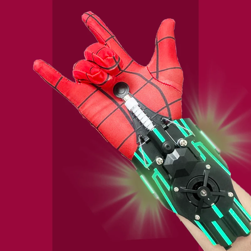 Spider-man-Silk-Launche-Web-Shooters-Wrist-Launcher-Toy-Shooters-Peter ...
