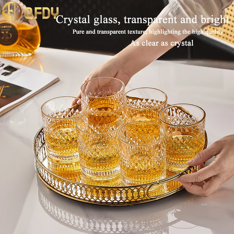 wine-glass-6-piece-set-with-rotating-cup-holder-light-luxury-high-end ...